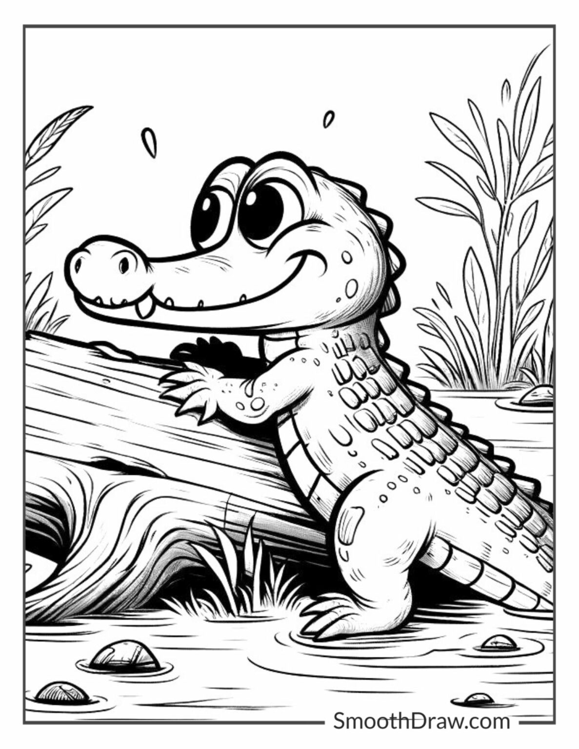 34 Alligator Coloring Pages (Free PDF Printables)