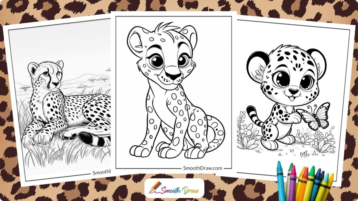 61 Cheetah Coloring Pages (Free PDF Printables)