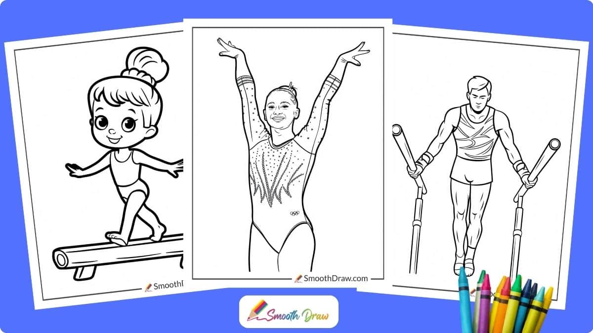 48 Free Gymnastics Coloring Pages (Printable PDFs)