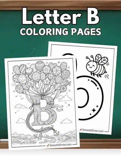 43 Letter B Coloring Pages (Free Printables)
