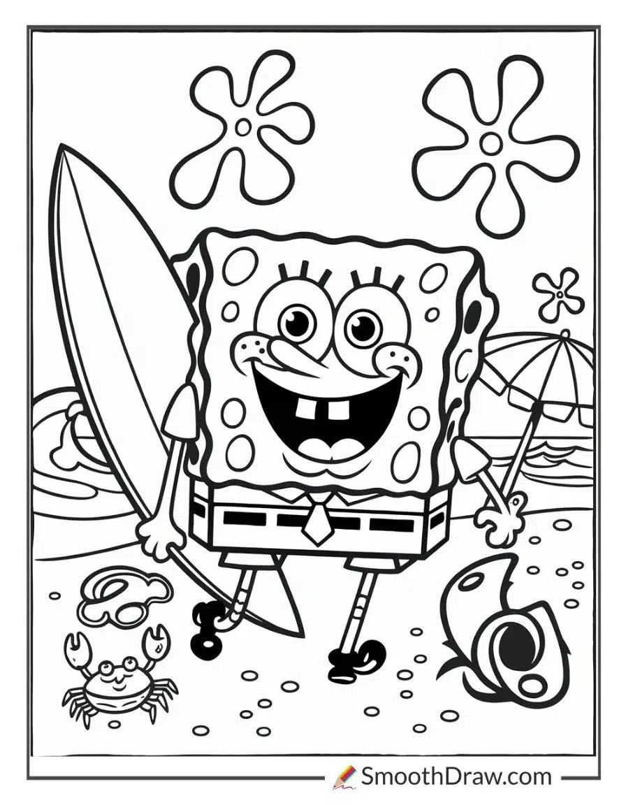 28 SpongeBob Coloring Pages (Free Printables)